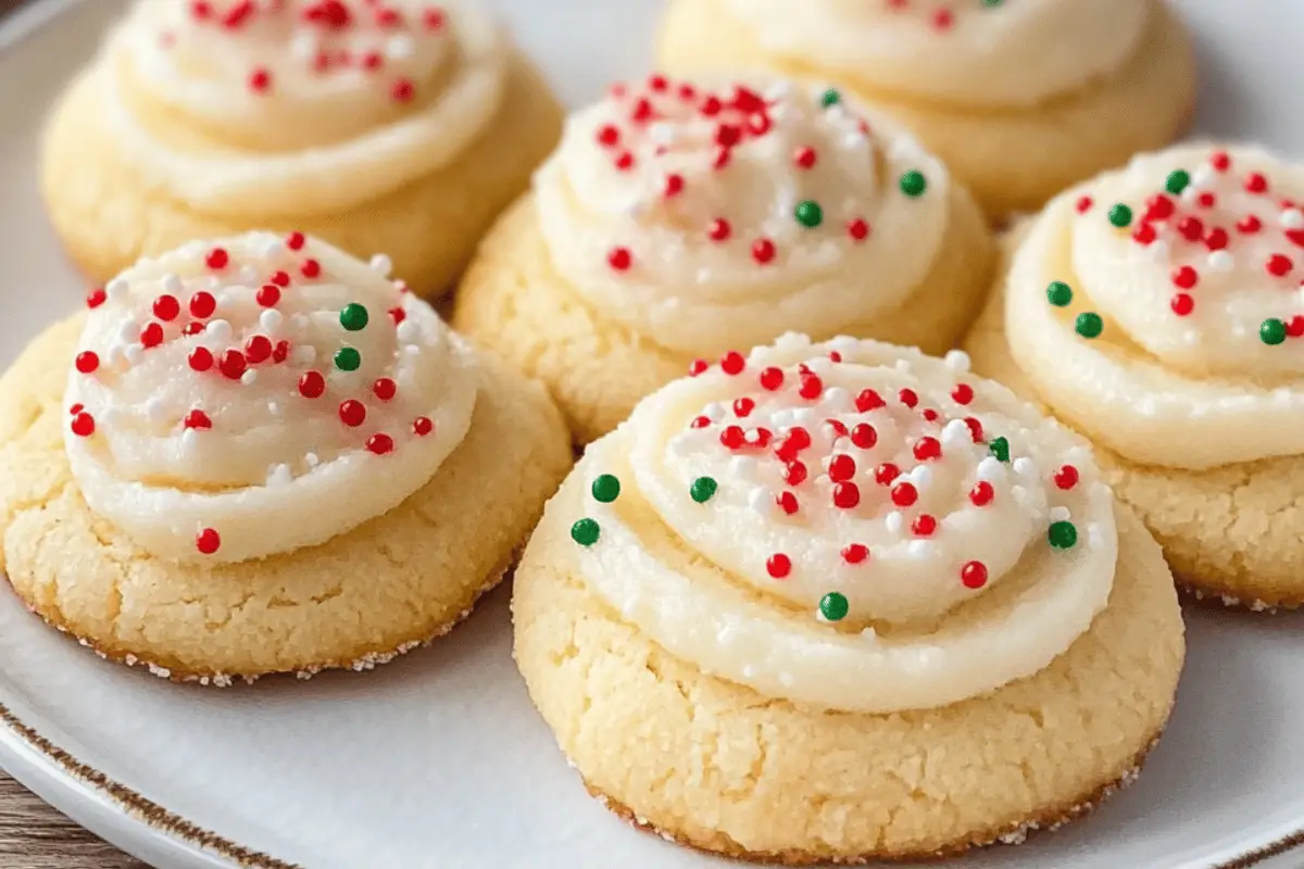 Whipped Shortbread Cookies - foodiecharm.com