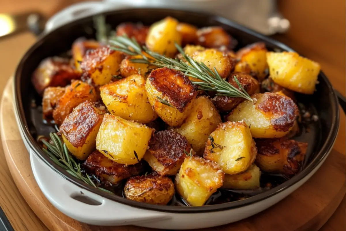 Goose Fat Roast Potatoes - foodiecharm.com