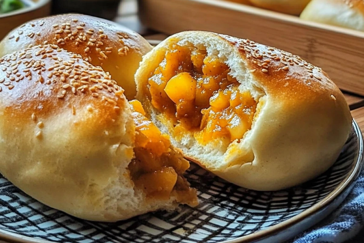 The Best Vegan Japanese Curry Bread Buns Recipe Ever - foodiecharm.com
