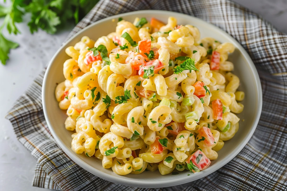Best Macaroni Salad Recipe with a Secret Twist - foodiecharm.com