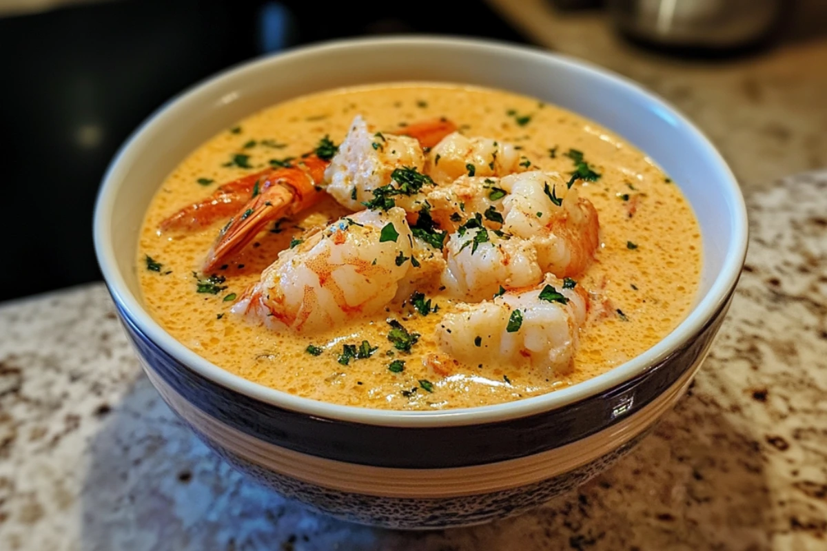 How to Make Creamy Crab and Shrimp Seafood Bisque at Home - foodiecharm.com