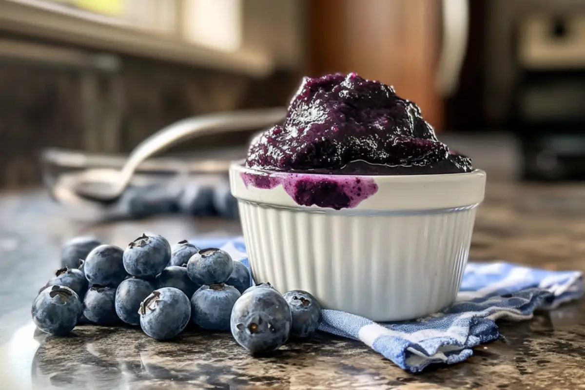 Homemade Blueberry Butter Recipe in 30 Minutes - foodiecharm.com