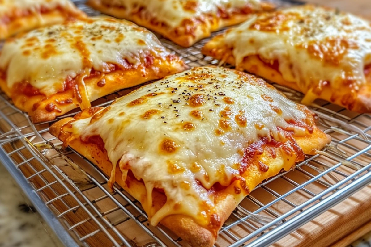 Cheesy Pizza Pockets Ready in 20 Minutes - foodiecharm.com