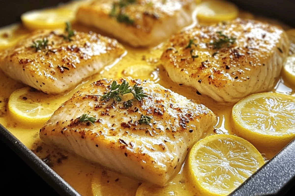 Easy Lemon Butter Baked Cod for Busy Weeknights - foodiecharm.com