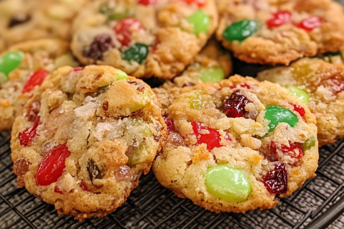 Old Fashioned Fruitcake Cookies Grandma Loved - foodiecharm.com