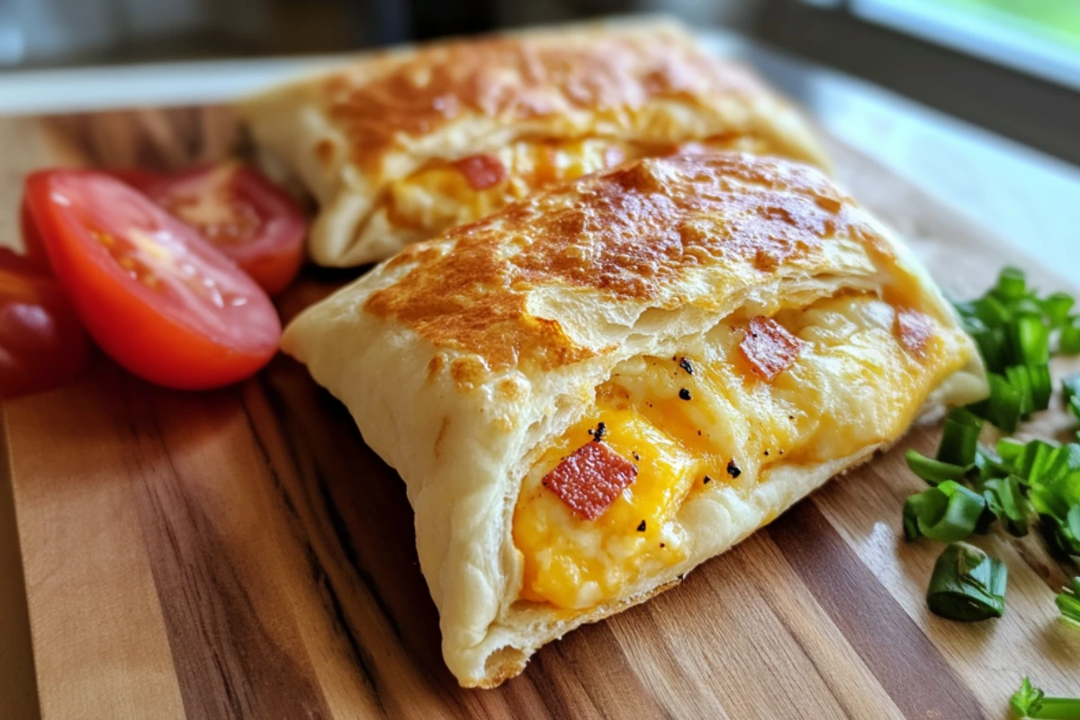 Easy Sourdough Discard Breakfast Pockets Recipe - foodiecharm.com