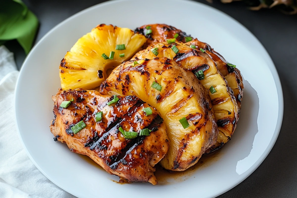 Hawaiian Grilled Pineapple Chicken That Screams Summer - foodiecharm.com