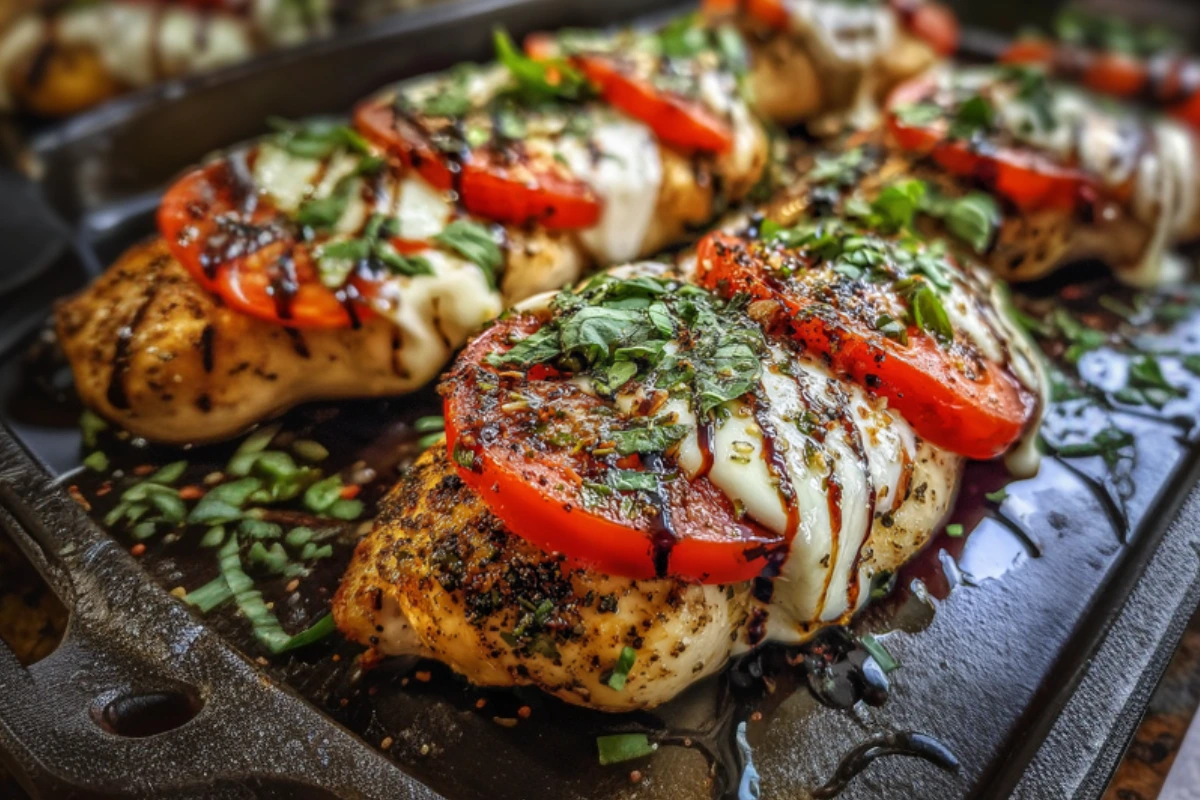 Baked Caprese Chicken Ready in Under 30 Minutes - foodiecharm.com