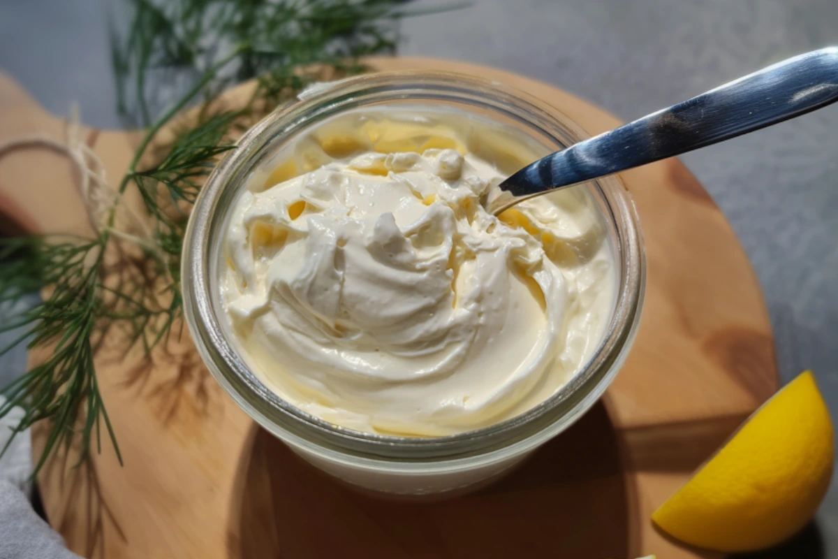 Creamy Mayonnaise with Greek Yogurt Made Easy - foodiecharm.com