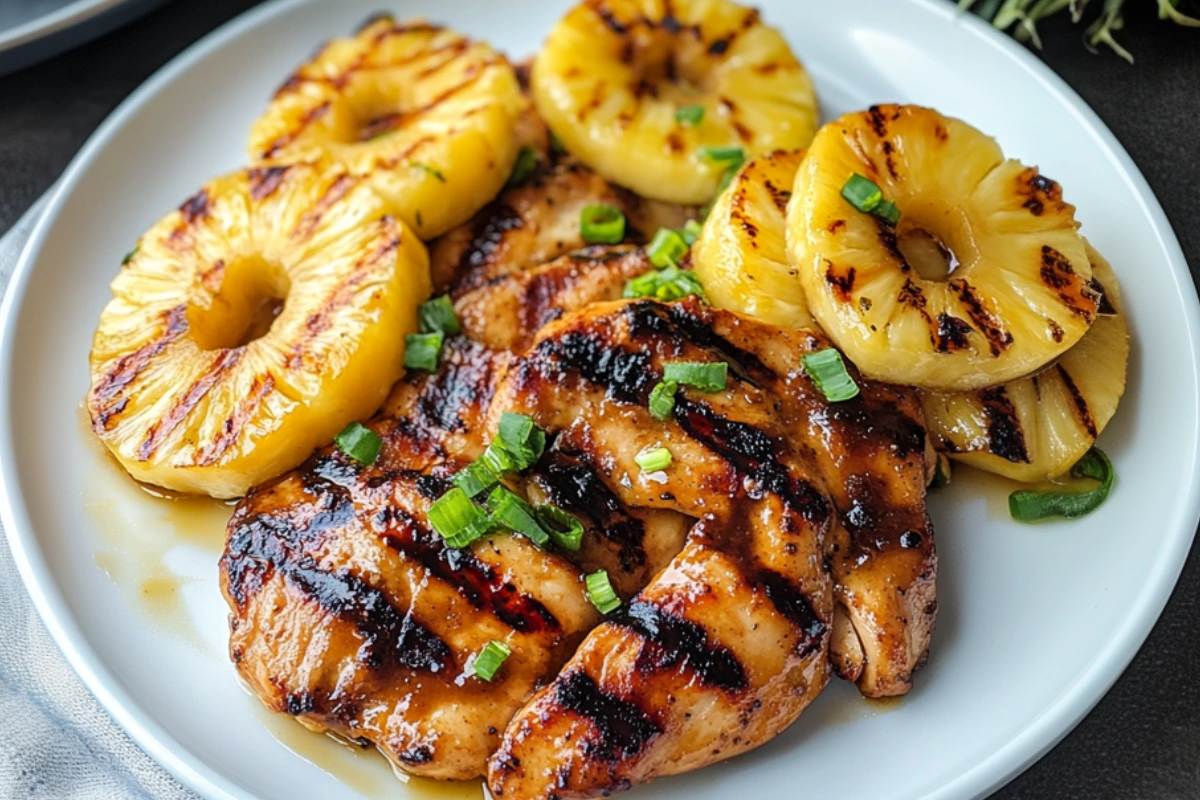 Hawaiian Grilled Pineapple Chicken That Screams Summer - foodiecharm.com