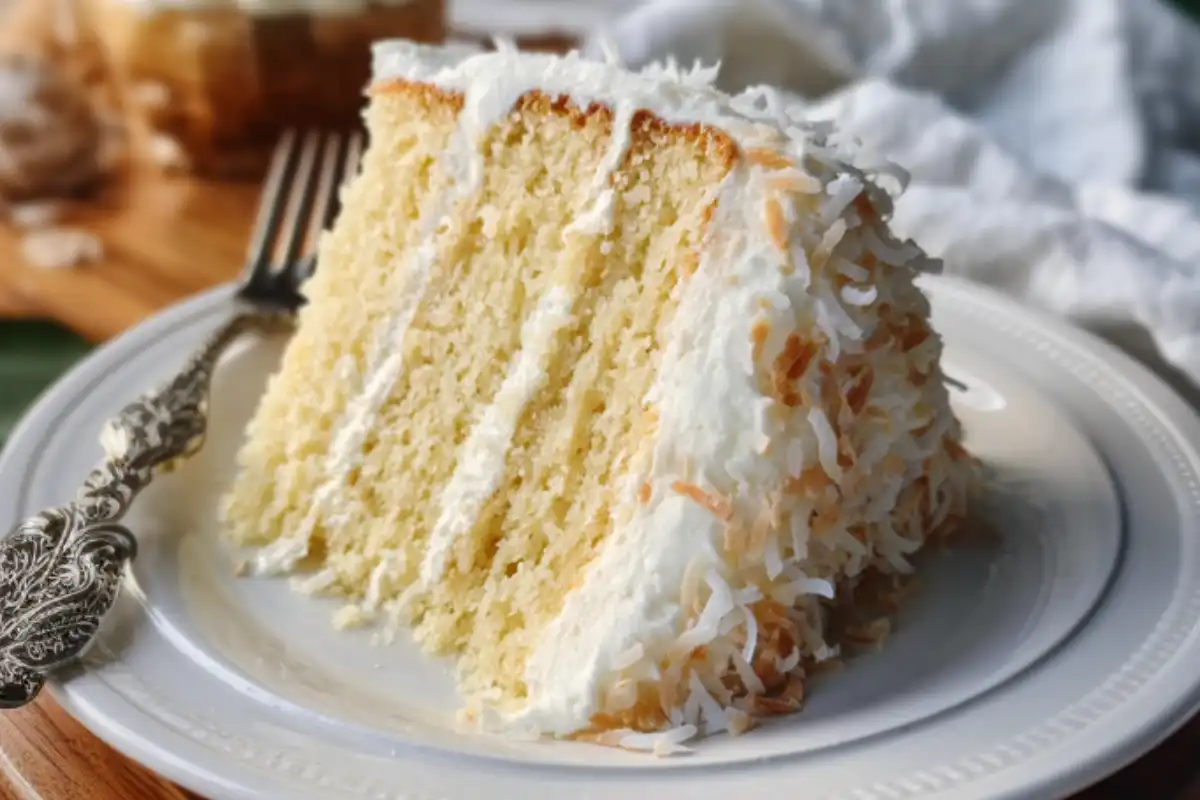 Easy Coconut Cake Recipe for Tropical Cravings - foodiecharm.com
