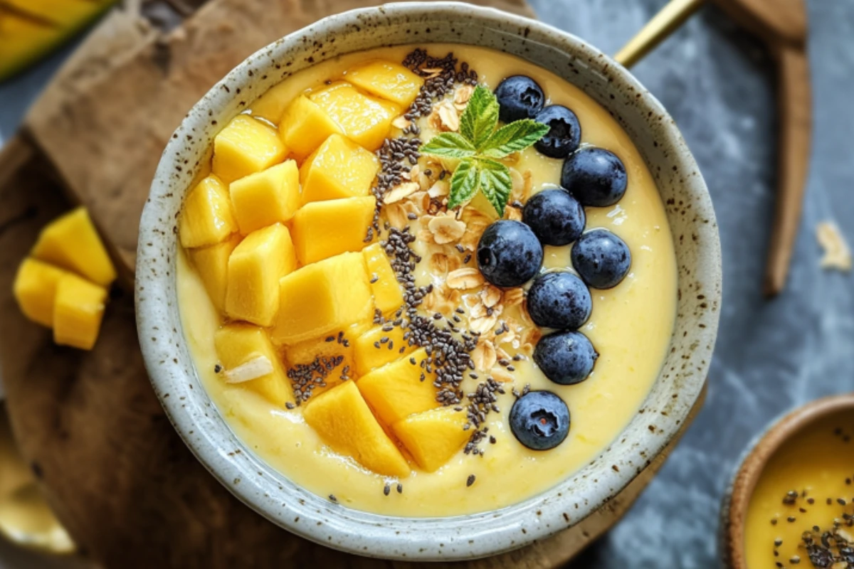 Make This Mango Yogurt Bowl in 5 Minutes - foodiecharm.com
