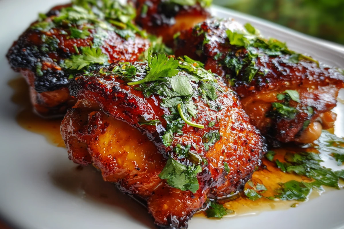 Sweet Heat Delight Honey Chipotle Chicken Thighs Recipe - foodiecharm.com