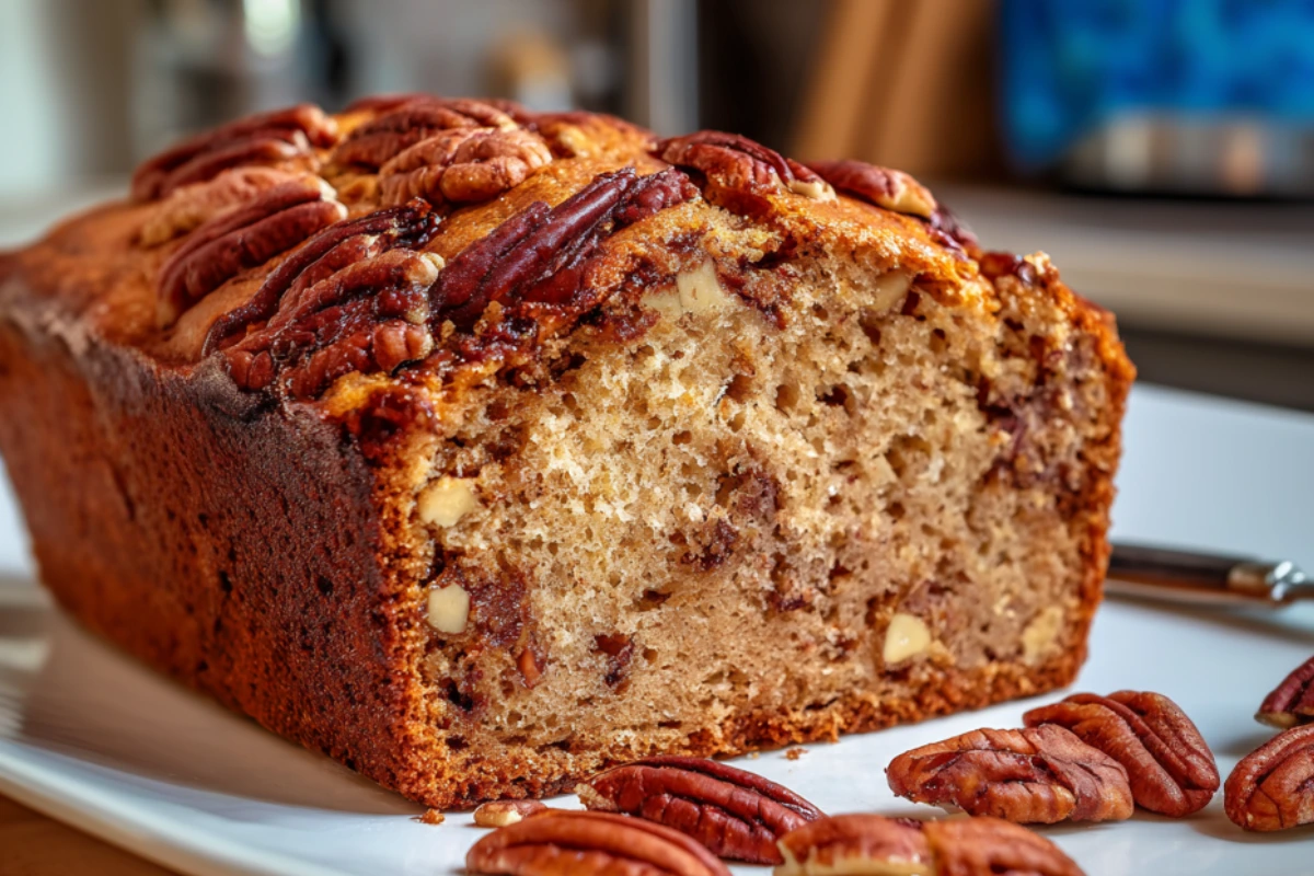 Irresistible Sweet Alabama Pecan Bread Recipe - foodiecharm.com