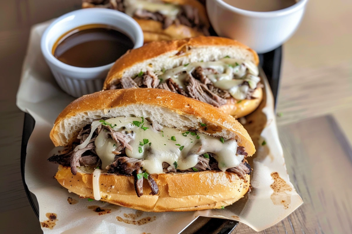 The Best French Dip Sandwiches Recipe Ever - foodiecharm.com