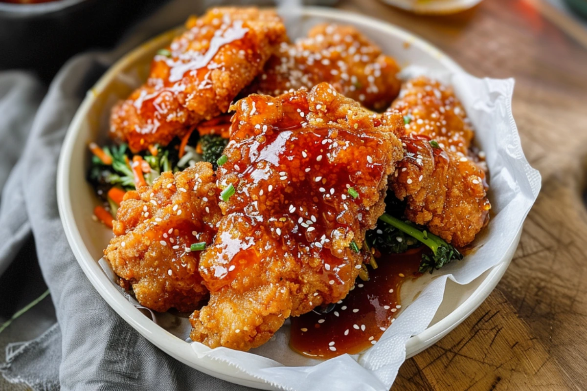 Easy Hot Honey Chicken with a Sweet Spicy Kick - foodiecharm.com
