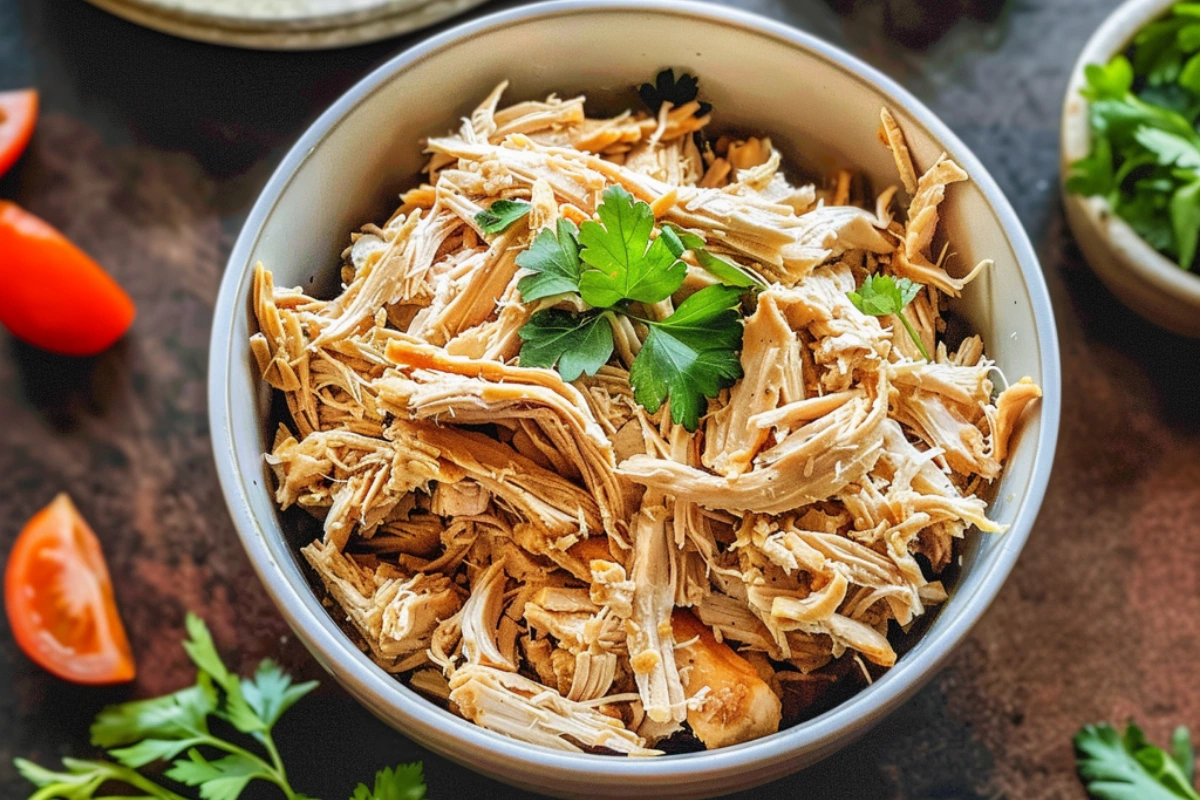Crockpot Shredded Chicken Your Family Will Love - foodiecharm.com