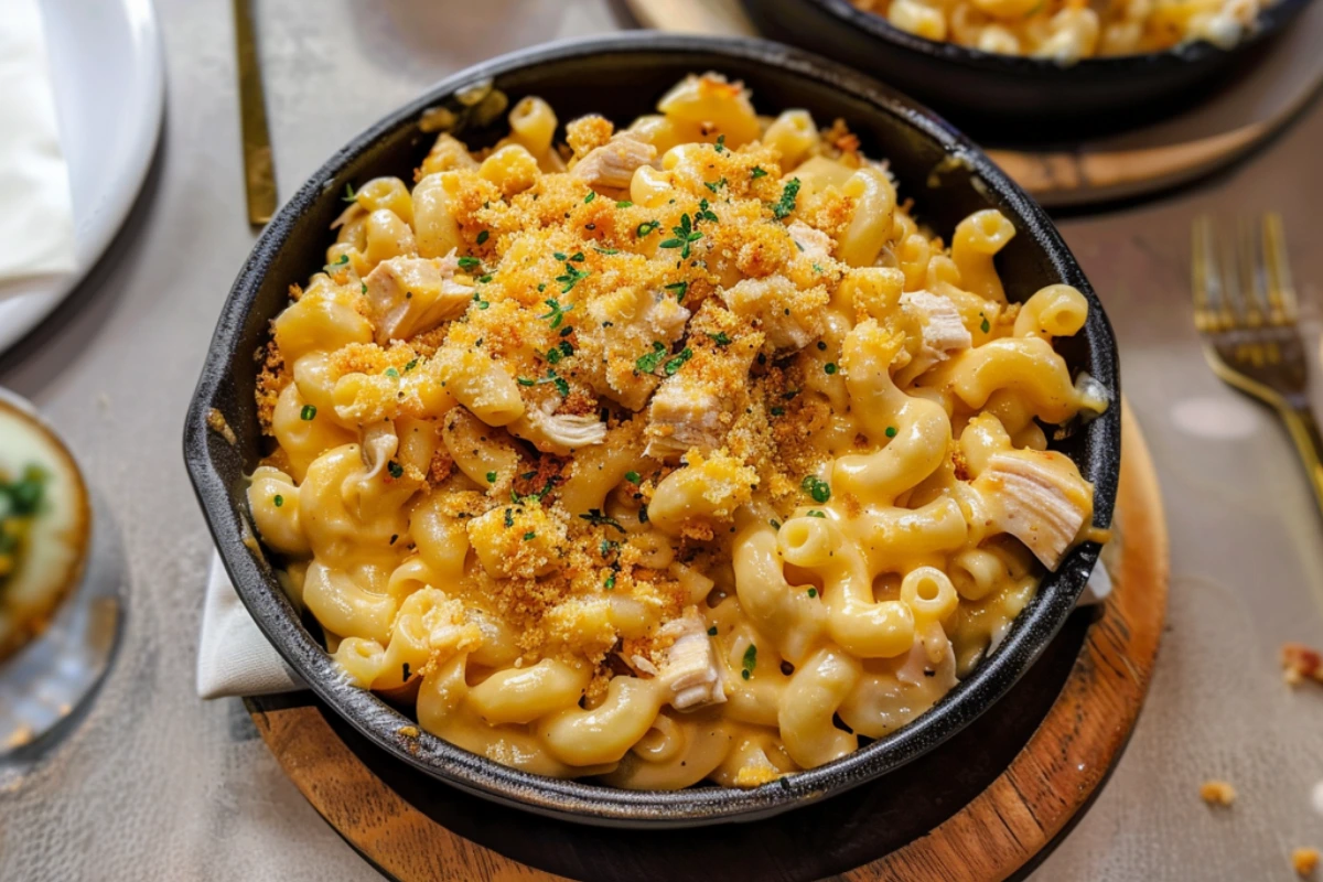 Ultimate Comfort Chicken Mac and Cheese Recipe - foodiecharm.com