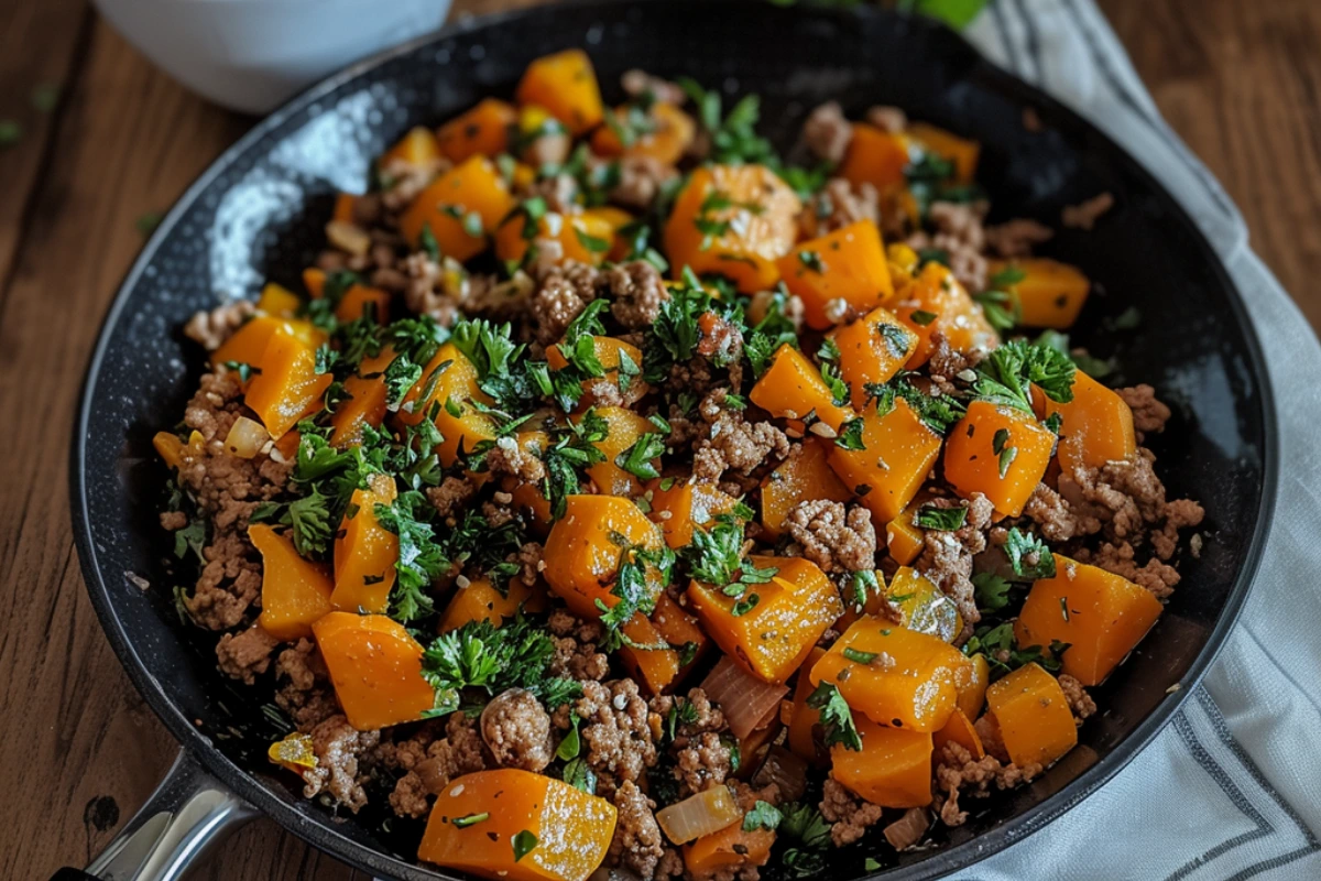 Ground Turkey Sweet Potato Skillet You’ll Love - foodiecharm.com