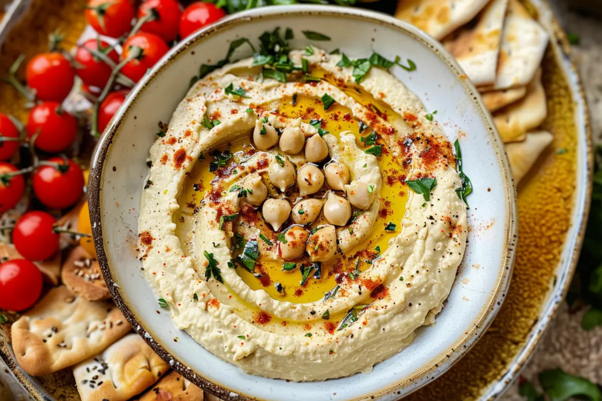 Irresistible Creamy Hummus Recipe - foodiecharm.com