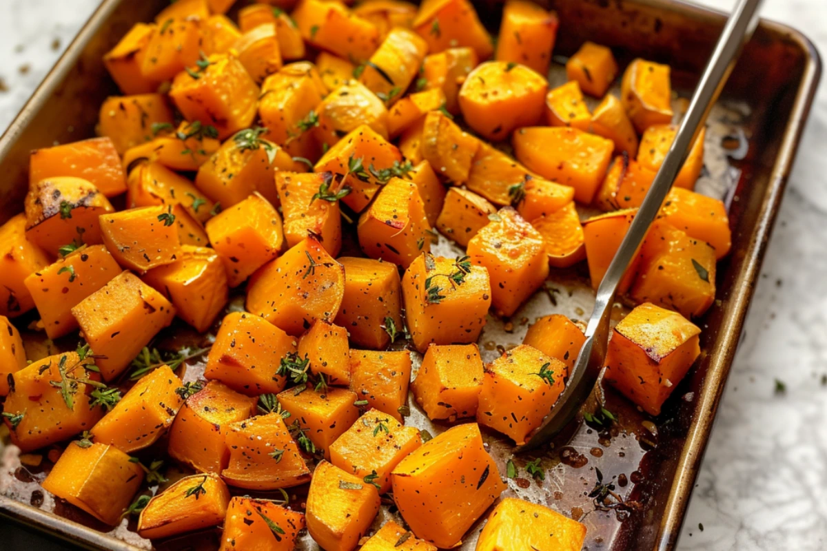 Easy Roasted Butternut Squash with Big Flavor - foodiecharm.com