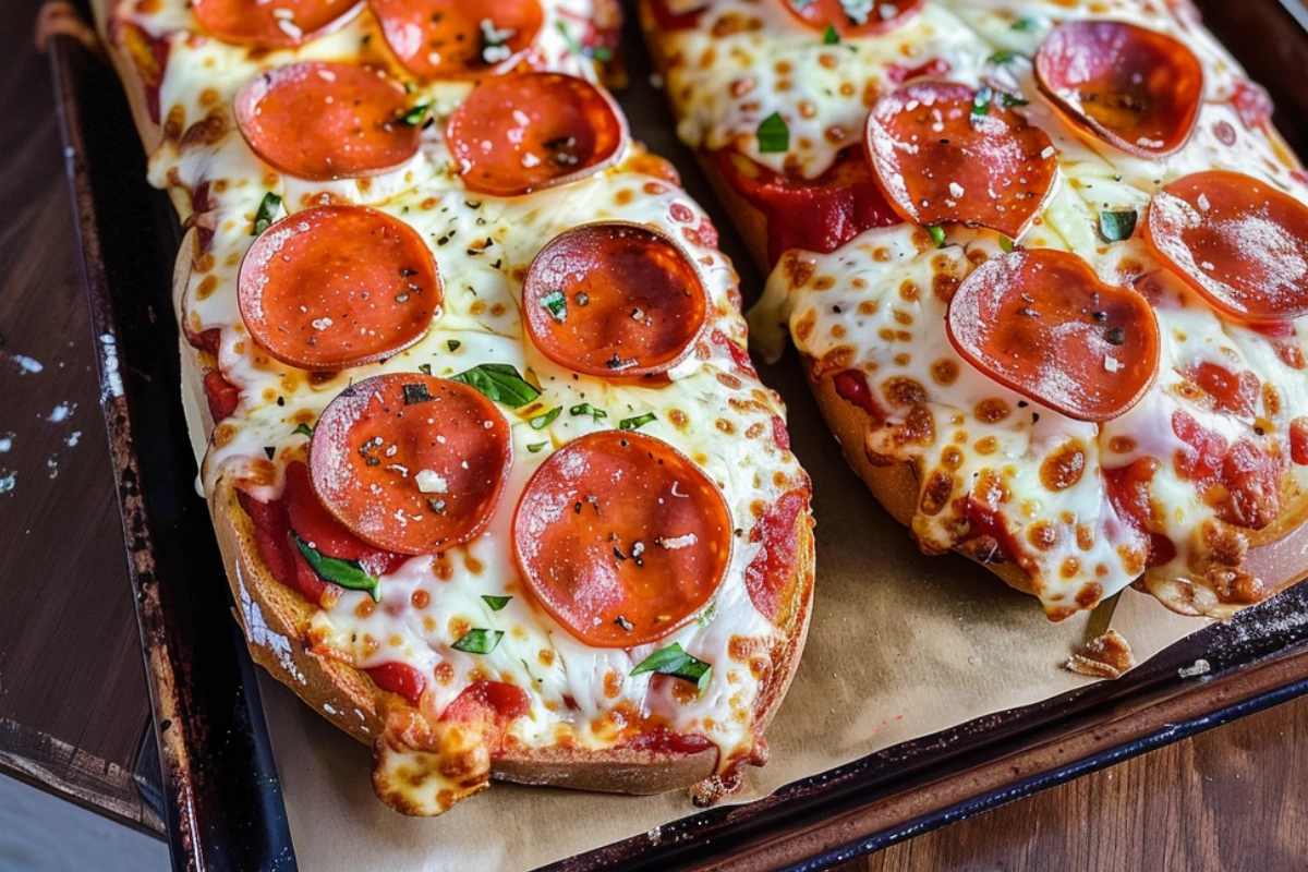 Easy Family Favorite French Bread Pizzas - foodiecharm.com